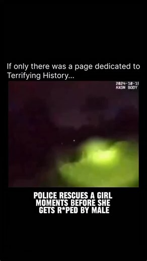 ominous on Instagram: "On Tuesday, October 15, 2024, body camera footage from an AXON camera captured a critical police intervention. The video shows officers arriving at a scene just moments before a potential predator could harm an intended victim, believed to be a young girl. The precise and urgent actions of the law enforcement personnel successfully prevented a life-changing tragedy. The footage, released for public transparency, highlights the high-stakes nature of such calls and the rapid