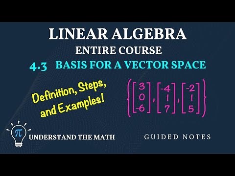 Determine if a Set is a Basis for a Vector Space: Step-by-Step Guide