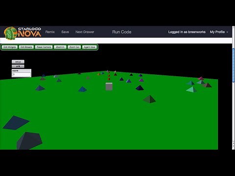 StarLogo Nova Projectiles Tutorial