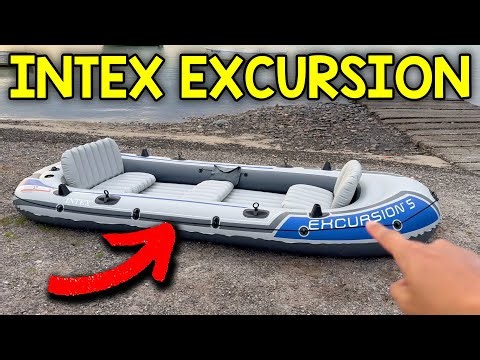Intex Excursion 5 Person Inflatable Boat Installation