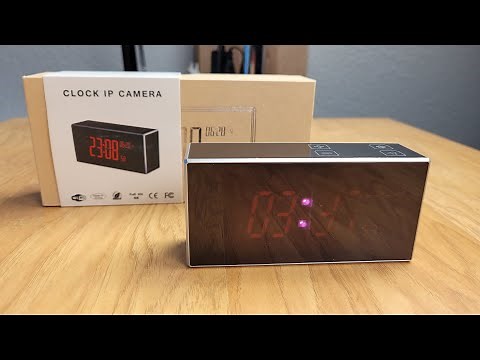 4K Hidden Camera Clock Wireless Spy Cameras 2.4/5G WiFi Nanny Cam