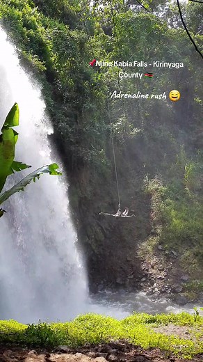 Wish to join me again for another visit? 🙂 #gooutandstaythere #adventure #outdoors #wildswing #kirinyagacounty #tembeakenya #kenyantiktok #nature #hiking #njinekabiafalls #njinekabia #kenya