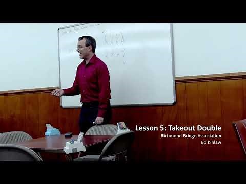 How to make a Takeout Double: Standard American Lesson 5 of 24