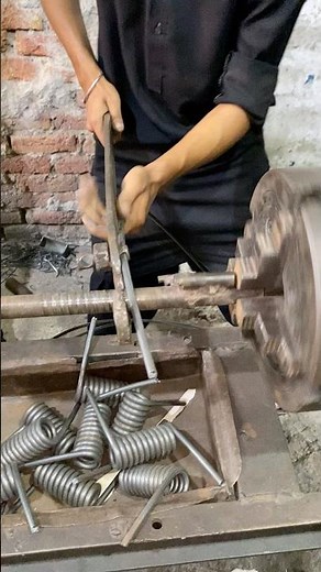 Crafting a Heavy-Duty Metal Spring | Traditional Spring Making Process