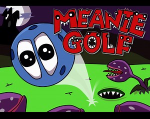 Meanie Golf (48k ZX Spectrum homebrew) by PsychicParrot