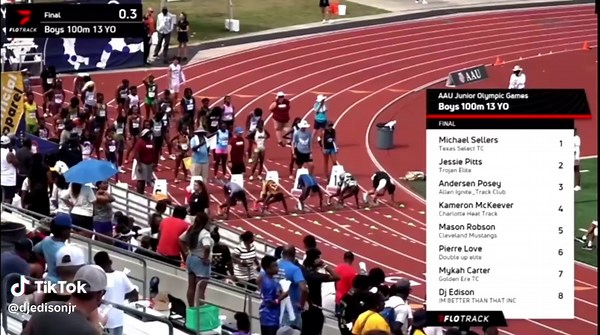 Jo's Incredible 100m Dash Performance