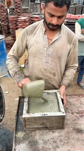 How to Make Grey Star Design Tuff Tiles | DIY Concrete Tiles