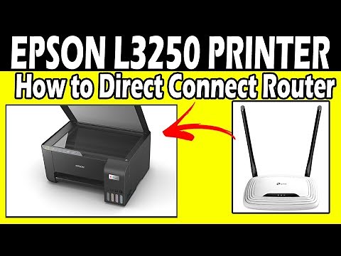 EPSON L3250 PRINTER | How to Setup Wifi Direct Connection & Wireless Router Connection