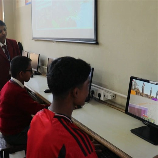 DAV Sushil Kedia Vishwa Bharati School on Instagram: "Inter House Computer Gaming Competition for Grades V to VIII Charles Babbage Computer Club organised an Inter House Computer Gaming Competition on 11th November, 2025 in the Senior School Computer Lab. The competition, held after the short break at 9:30 a.m., featured the popular game Minecraft. Students from Grades V to VIII participated enthusiastically, showcasing their creativity, strategic thinking, and teamwork through engaging gameplay