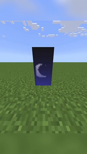 Moon Banner Design Tutorial in Minecraft