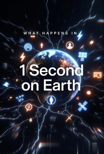What happens in 1 second?