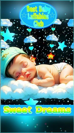 Lullaby For Babies To Go To Sleep ☁️ Baby Sleeps on a Cloud ☁️ Baby Lullabies for Peaceful Dreams