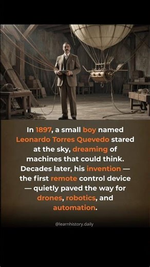 The remote control that changed history. Long before drones or smart tech, a Spanish ...