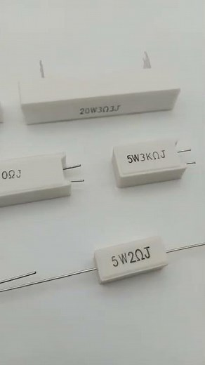 WEET SQP Cement Resistor Ceramic Resisotrs Non Flammable Wire Wound Audio Grade Resistor 5W 10W 20W