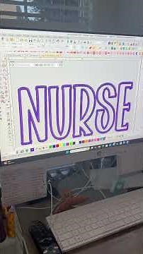 🩺 Creating a Nurse Appliqué Embroidery Design with Wilcom! 🧵✨ #Embroidery #NurseLife