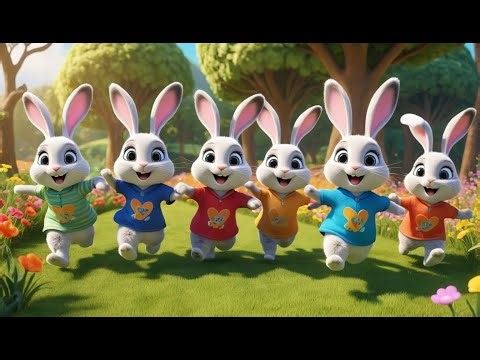 Rabbit Jump Song – Who Hops First | Fun Bunny Song for Kids | Jumping Adventure Rhyme