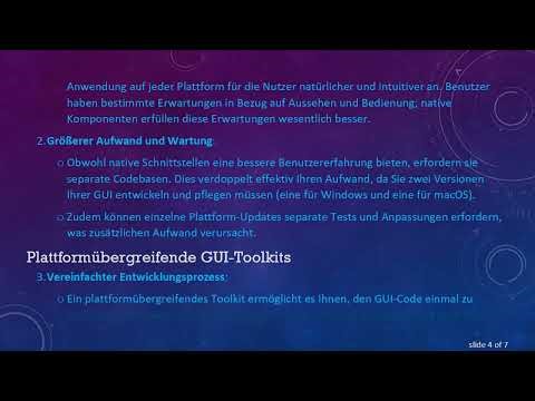 Plattformübergreifende GUI-Toolkits vs. Native Entwicklung: Was ist das Beste für Ihr C+ + -Projekt?