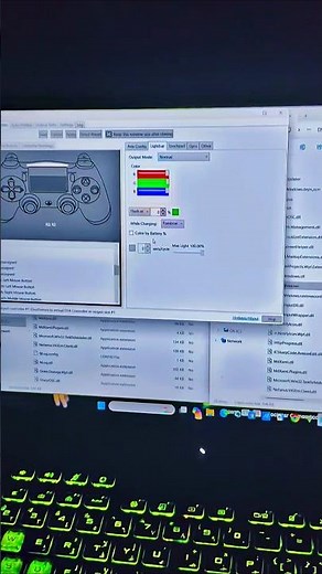 Changing ps5 controller rgb colour with ds4 windows #ps5 #ds4windows #gaming #shorts #gta