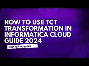 21.Transaction Control Transformation in Informatica Cloud 2024