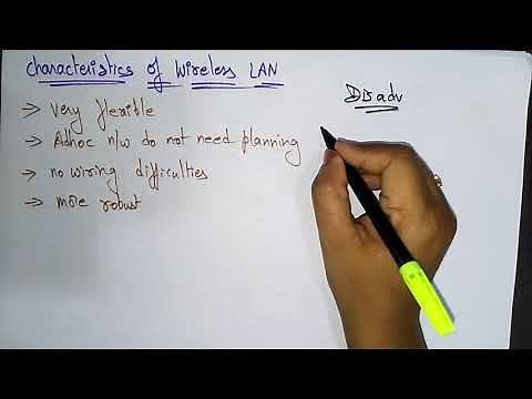 Wireless LAN | Characteristics & Goals | MC | Mobile Computing | Lec-22 | Bhanu Priya