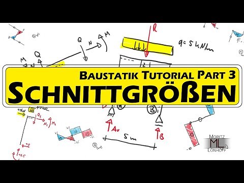 Baustatik 1 Tutorial E03 - Schnittgrößen