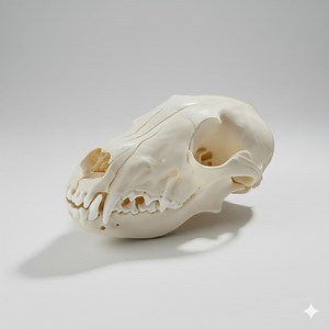 Fox Skull, Educational Specimen, Bleached Animal Bones, Home Decor - Etsy