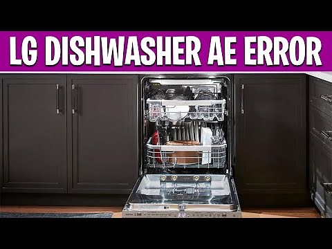 LG Dishwasher AE Error Fix | How to Reset AE Code & Stop Pump Running