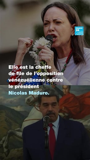 20K views · 464 reactions | ️ L’opposante vénézuélienne  Maria Corina Machado a reçu ce vendredi le prix Nobel de la paix 2025. Le comité #Nobel a récompensé son combat pour les droits démocratiques des Vénézuéliens | FRANCE 24 | Facebook