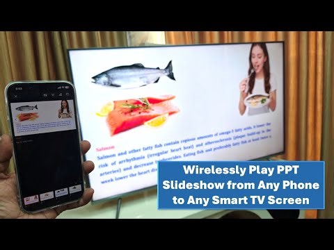 How to Play PPT Slideshow On Any Smart TV from Any Phone (Wirelessly)
