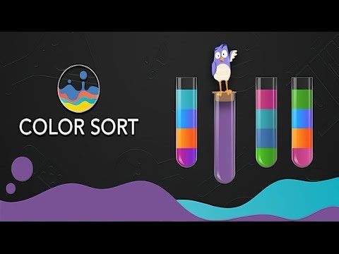 Color Sort Games (by Inspired Square) IOS Gameplay Video (HD)