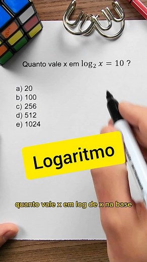 5.1K views · 243 reactions | O básico de logaritmo!! #Matemática #logaritmo | Profdombrauskas | Facebook