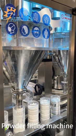 Double Head Powder Filling Machine for Protein,Milk Powder Filling Machine ,Dual Head Filler Factory