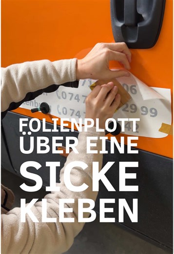 Folienplott übertragen: Anleitung für Handwerker