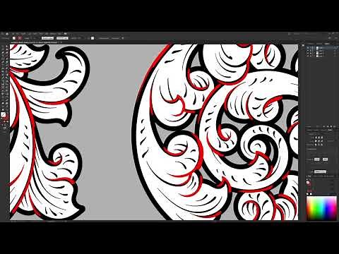 Hand Drawn Vector Scroll Art for Laser Engraving | Design Bundle by Fragout Firearms