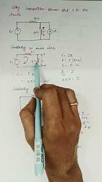 Find the Voltage using superposition theorem