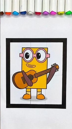 Sprunki Number Block 2 Phase 4 Amazing Mini Cardboard Game😛 #numberblocks​ #games #trending