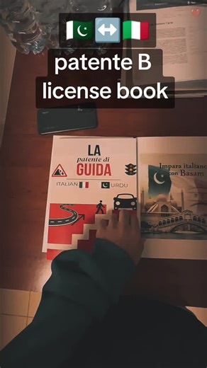 Patente b license book italy