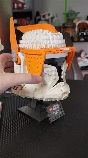 A close up look of Cody Commander Star wars lego set #ad #starwars #starwarslego #codycommander