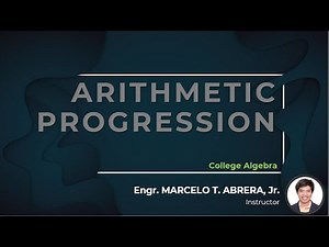 Arithmetic Progression | College Algebra