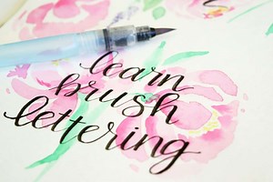How to Learn Brush Calligraphy and Brush Lettering