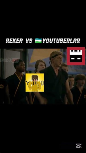 REKER VS 🇺🇿YOUTUBERLAR🥶☠️ #minecraft #rekk #reker #vs
