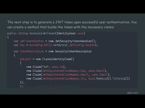 Authenticate Your MVC Application and Web API Using .NET Core