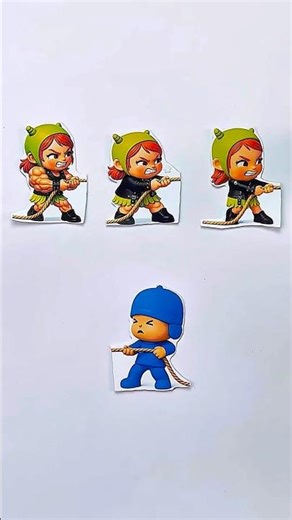 Muevelou Niddle Pop Pocoyo And Nina Vad Boyz Line Art Challenge #trending #shortsfeed #viral #short