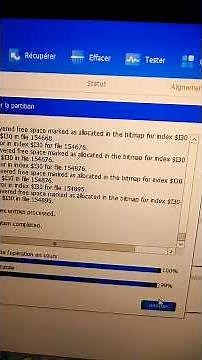 Pour réparer votre disque dur / SSD en cas de problème