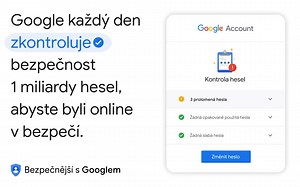 4.4K views · 11 reactions | Při příležitosti nadcházejícího Dne bezpečnějšího internetu vám doporučujeme zkontrolovat si svá hesla . Používáním stejných hesel na více webech se zbytečně vystavujete potenciálnímu riziku. Zvyšte ochranu svého účtu díky Správci hesel od Googlu, který vás na případné prolomení hesla upozorní. Každé heslo je #BezpečnějšísGooglem. Více informací se dozvíte zde  g.co/safetycenter | Google | Facebook