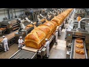 Inside a Modern Bread Factory From Wheat Grain to Packaged Loaf Bread Full Process