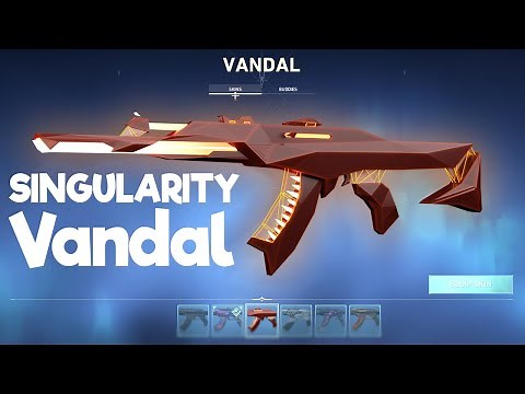 Creating SINGULARITY VANDAL concept with BLENDER 2.9 | Valorant