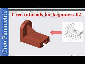 Creo parametric tutorials for beginners|creo|proE|tutorial-02