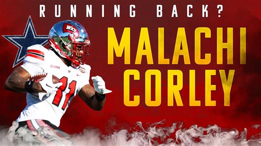 Could hybrid WR prosepct MALACHI CORELY be viewed as a RUNNING BACK for the #Cowboys?
