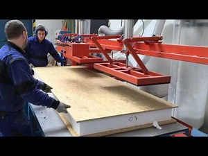 SIP panel grooves-making machine FPS-305 for SIPs panels manufacturing